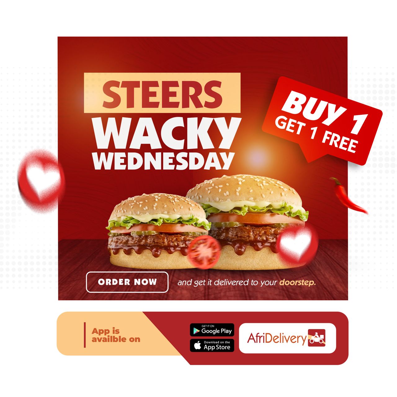 It’s Wacky Wednesday at Steers! – AfriDelivery